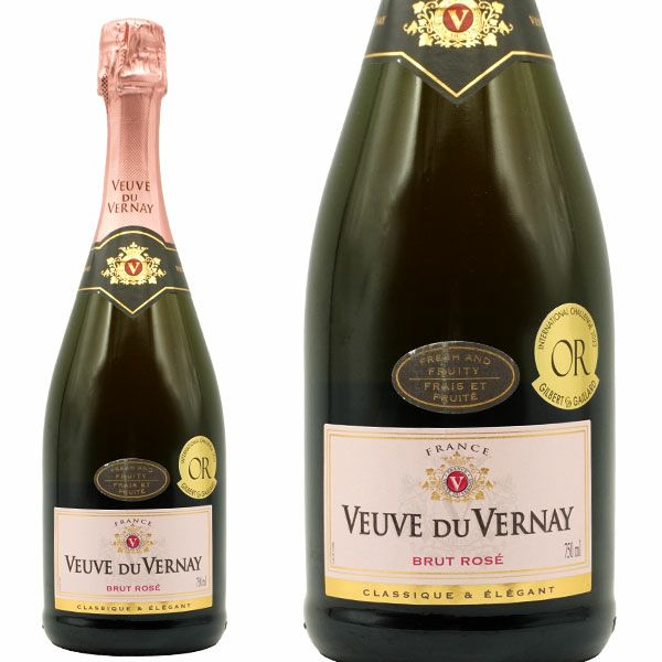 ヴーヴ デュ ヴェルネ ロゼ ブリュット クリテール スパークリングワイン ロゼ 辛口 750mlVeuve Du Vernay Rose ...