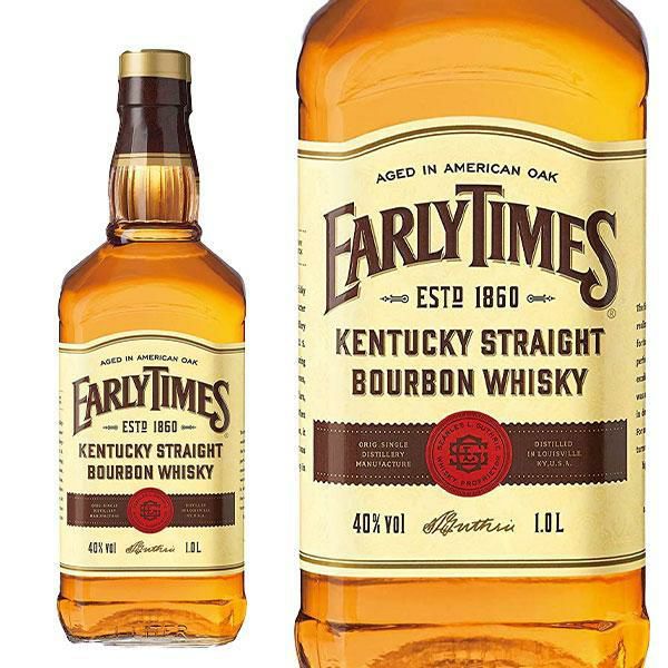 【正規品 1000ml ビッグサイズ】アーリータイムズ イエロー ラベル ケンタッキー バーボン ウイスキー 正規 1000ml 40 ...