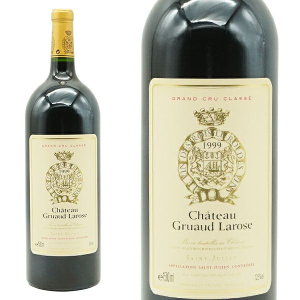 【大型マグナムサイズ】シャトー グリュオー ラローズ 1999 メドック グラン クリュ クラッセ メドック格付第2級 AOC 26年熟成品Chateau Gruaud Larose 1999 ...